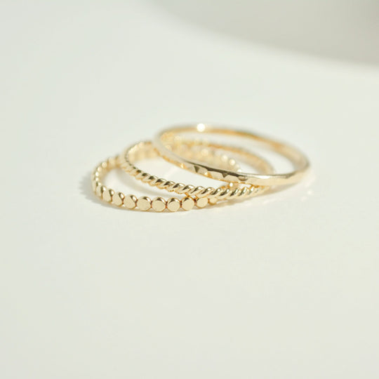 Basic Trio Rings – Alma Libre Jewelry